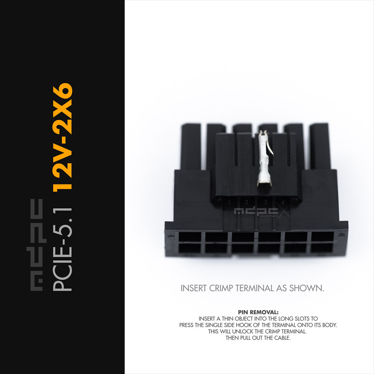 12V-2x6 PCI-E 5.1 Connector - PCHM Shop - Dein Ansprechpartner für ho